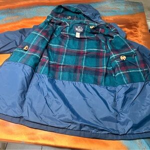 Woolrich | Jackets & Coats | Vintage Woolrich Hooded Wool Plaid Flannel ...